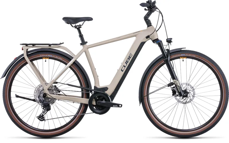 2022 Cube Kathmandu Hybrid Pro 625 Electric Bike in Beige