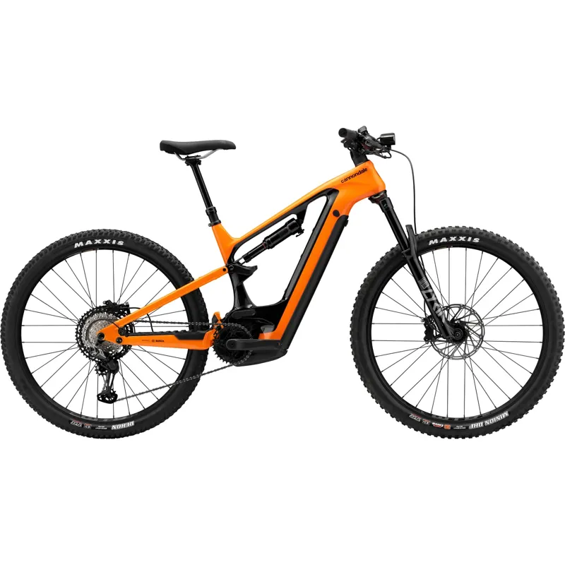 Cannondale Moterra Neo Carbon 1 Electric Mountain Bike in Orange